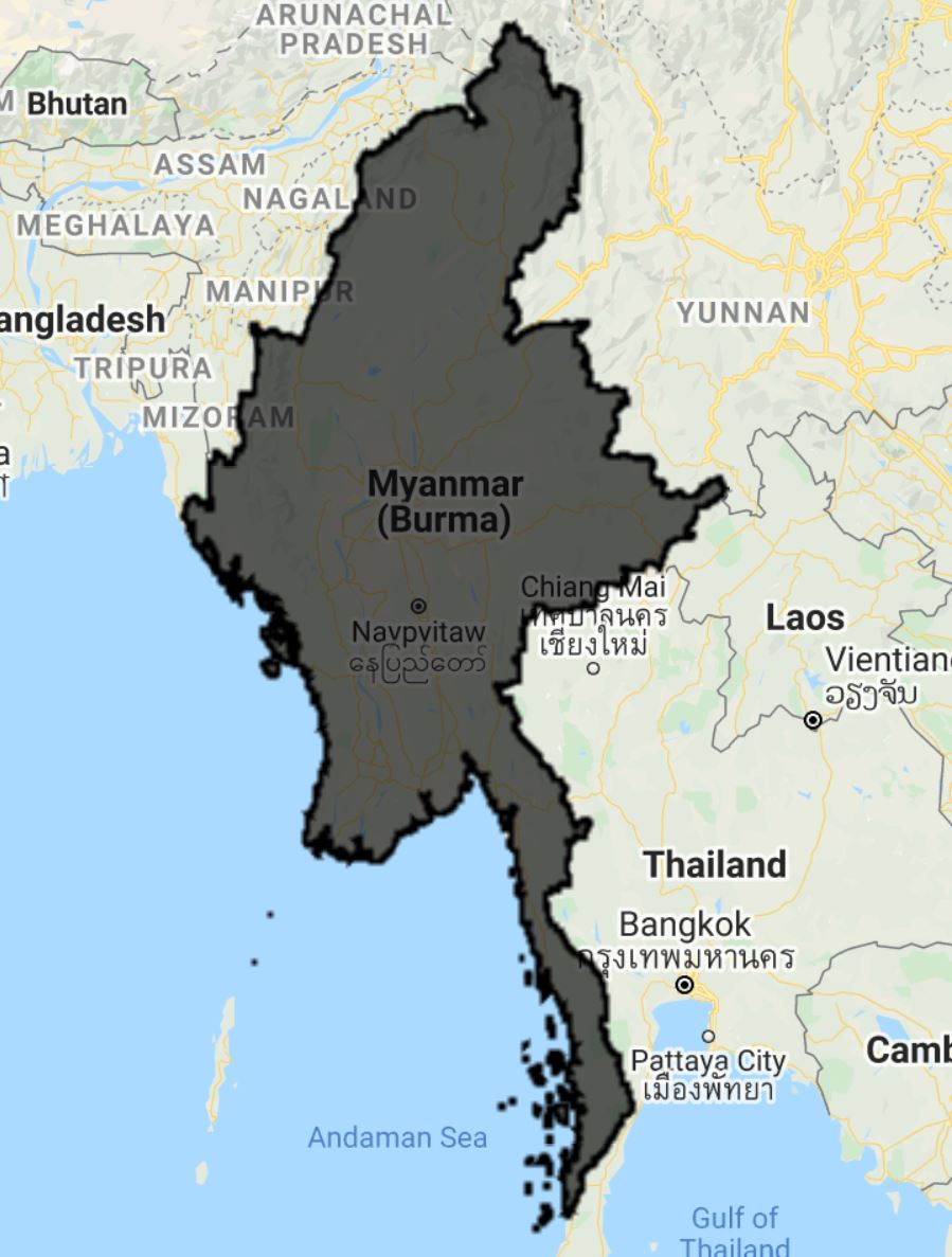 Time series for SSM, ET and precipitation for Myanmar [Google Earth ...